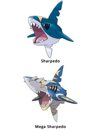 Sharpedo Evolution Chart